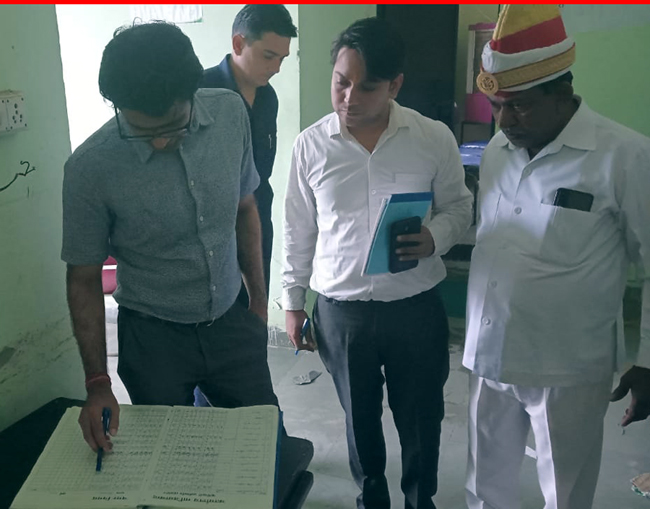 शहर में जल निकासी व्यवस्था का नगर आयुक्त ने जायजा लिया - UdayBhoomi